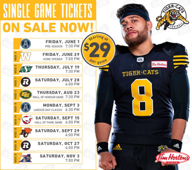 Gameday Playbook: Ticats vs. Redblacks - July 28 - Hamilton Tiger-Cats